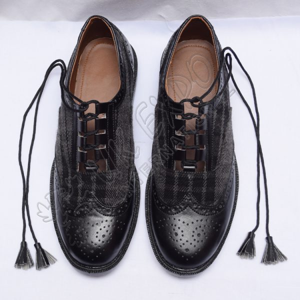 Hybrid Heritage Of Scotland Tartan Ghillie Brogues Shoes with Brown ...