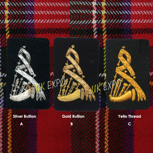 Pipe Major Insignia Gold and Silver bullion and thread – UK EXPO ...